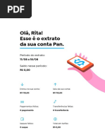 Extrato Bancário Santander 08/2024 | PDF | Finanças pessoais | Serviços ...