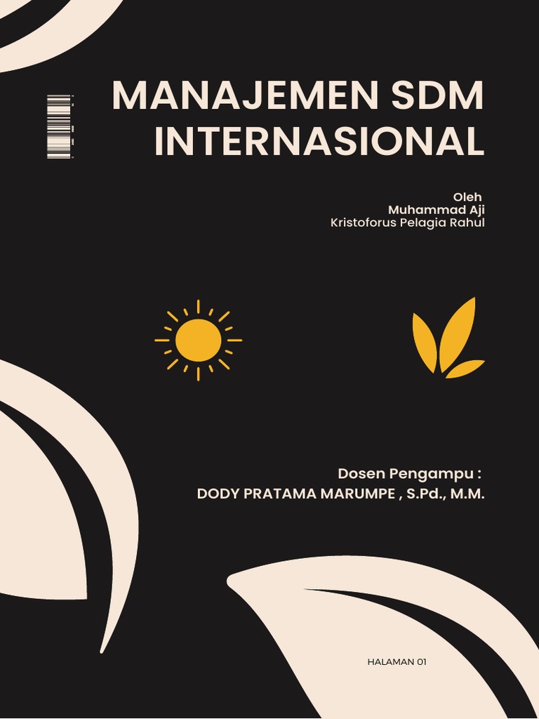Makalah Revisi MSDM Internasional Kel 1 | PDF