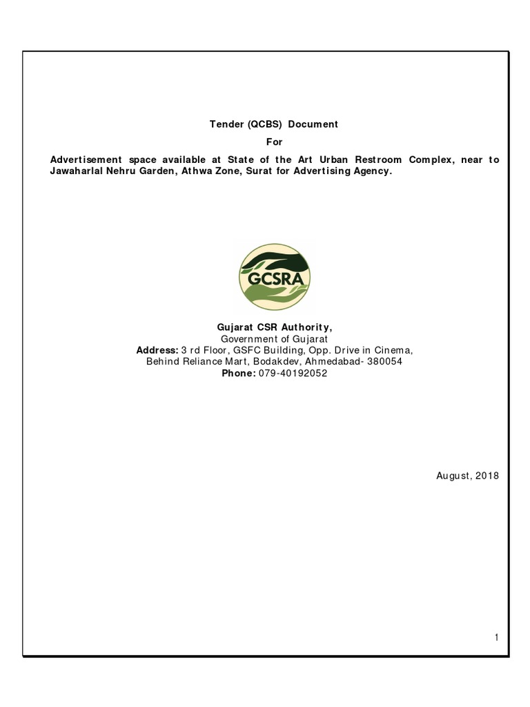 Surat Tender Doc | PDF | License | Public Toilet