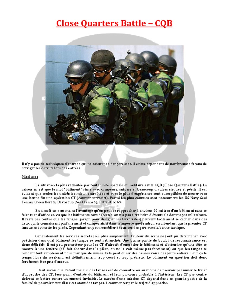Fiche CQB | PDF