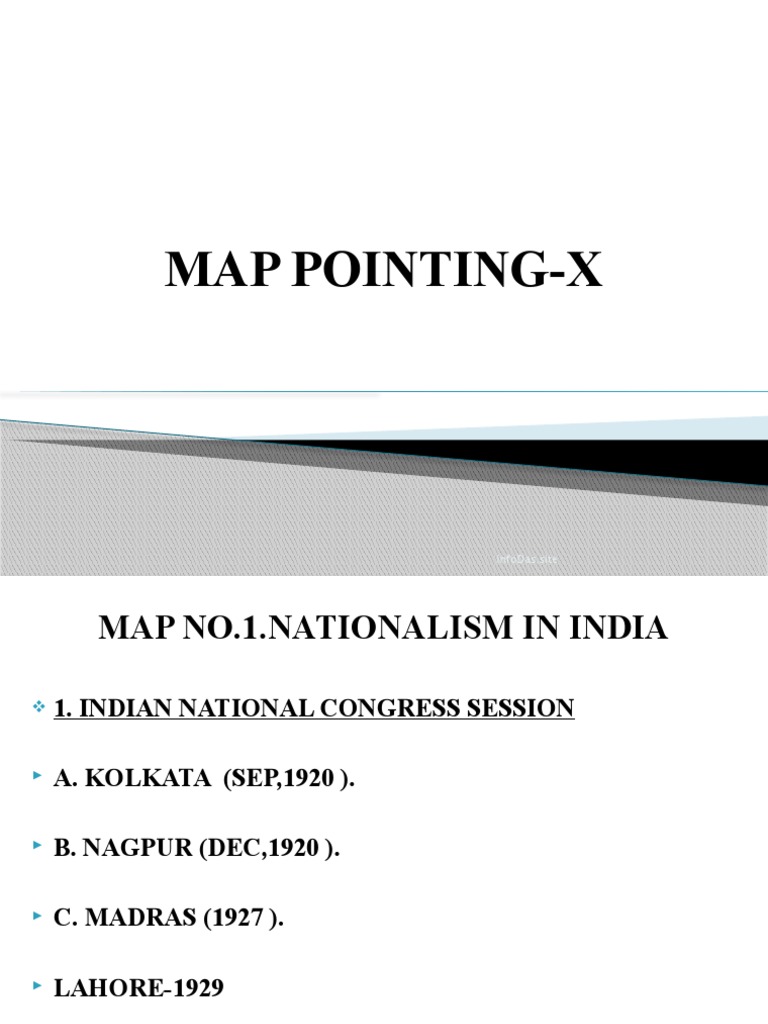 New PPT Class-10 Map Pointing Cbse 2024 | PDF