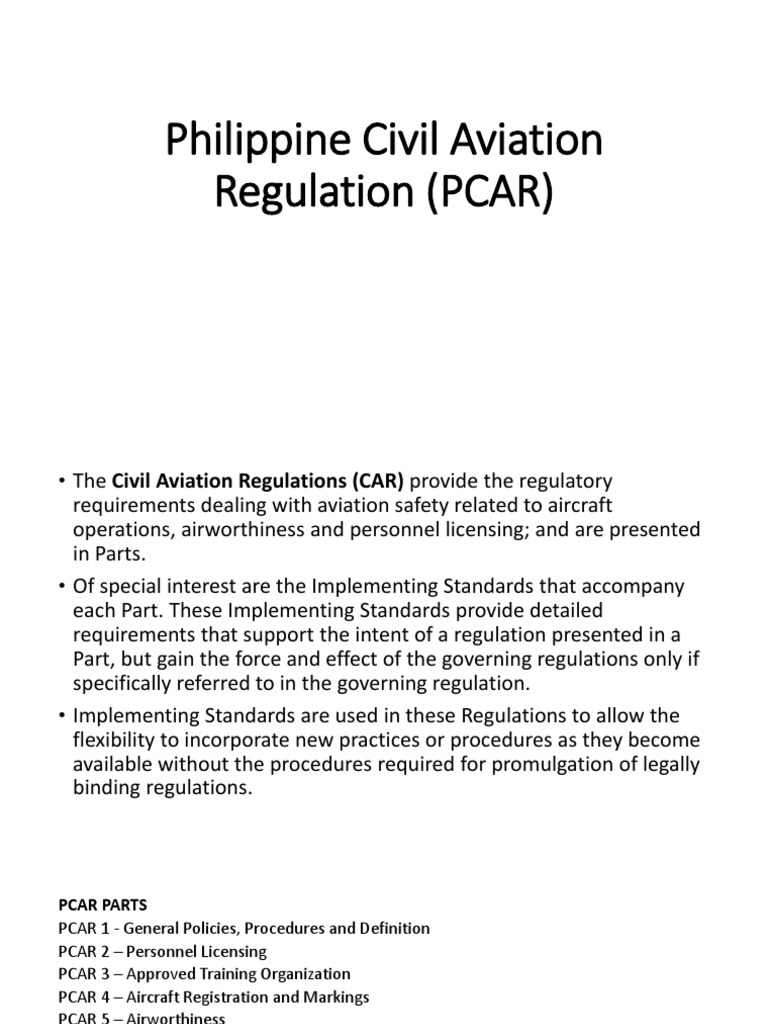 PCAR | PDF | Flight Instructor | Aircraft