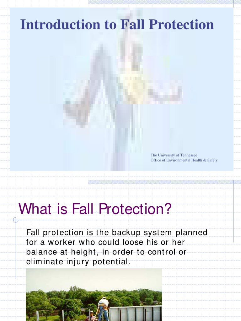 Introduction To Fall Protection | Download Free PDF | Safety