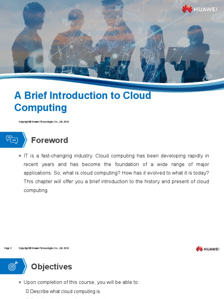 01 A Brief Introduction To Cloud Computing | PDF | Cloud Computing | Computing