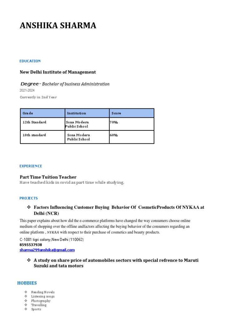 Document From Anshika Sharma PDF | PDF