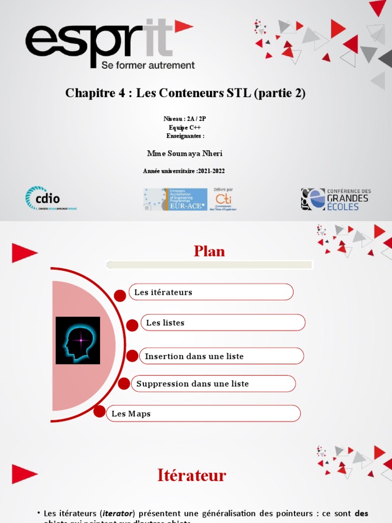 Chapitre 4 (21 - 22) - Les Collections - Partie2 | PDF | Pointeur ...