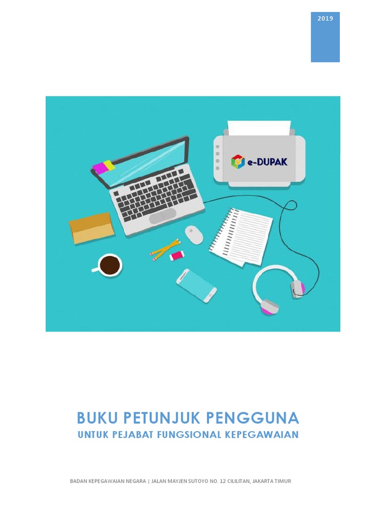 BUKU PETUNJUK PENGGUNAAN e DUPAK 2019 JFK | PDF