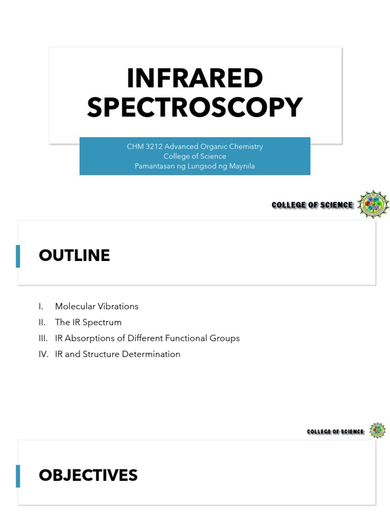 INFRARED SPECTROSCOPY (Full Lecture) | PDF | Infrared Spectroscopy | Amine