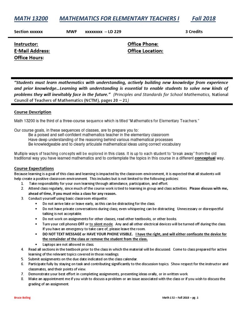 Mathematics For Elementary Teachers Via Problem S | PDF | Mathematics