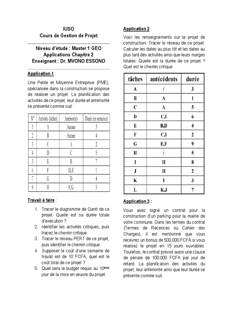 Application Chap 2 PDF | PDF | Écart type
