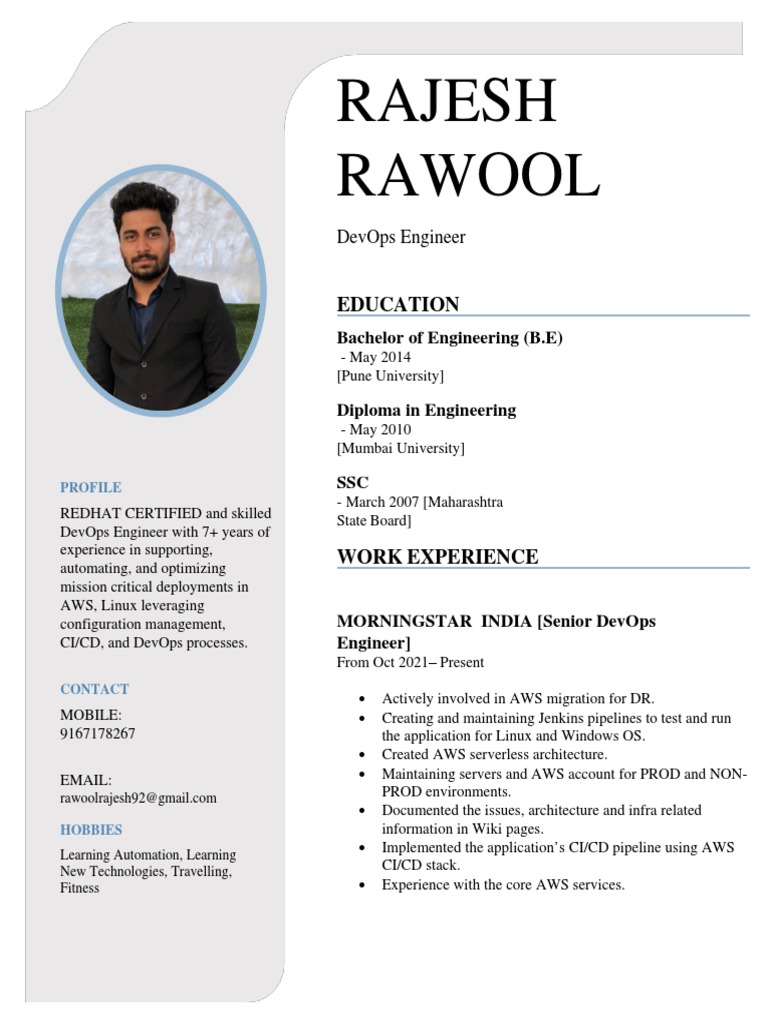 Rajesh Rawool 914266114 PDF | PDF | Amazon Web Services | Cloud Computing