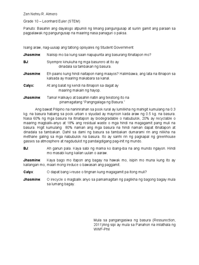 Modyul 8 Sanayang Papel | PDF