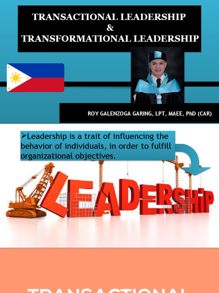 Transactional and Transformational Leadership | PDF | Leadership | Transformational Leadership