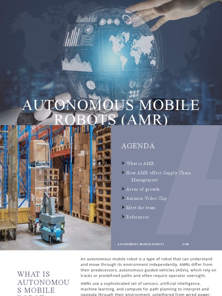 Autonomous Mobile Robots (AMR) .Odp | PDF | Robot | Robotics