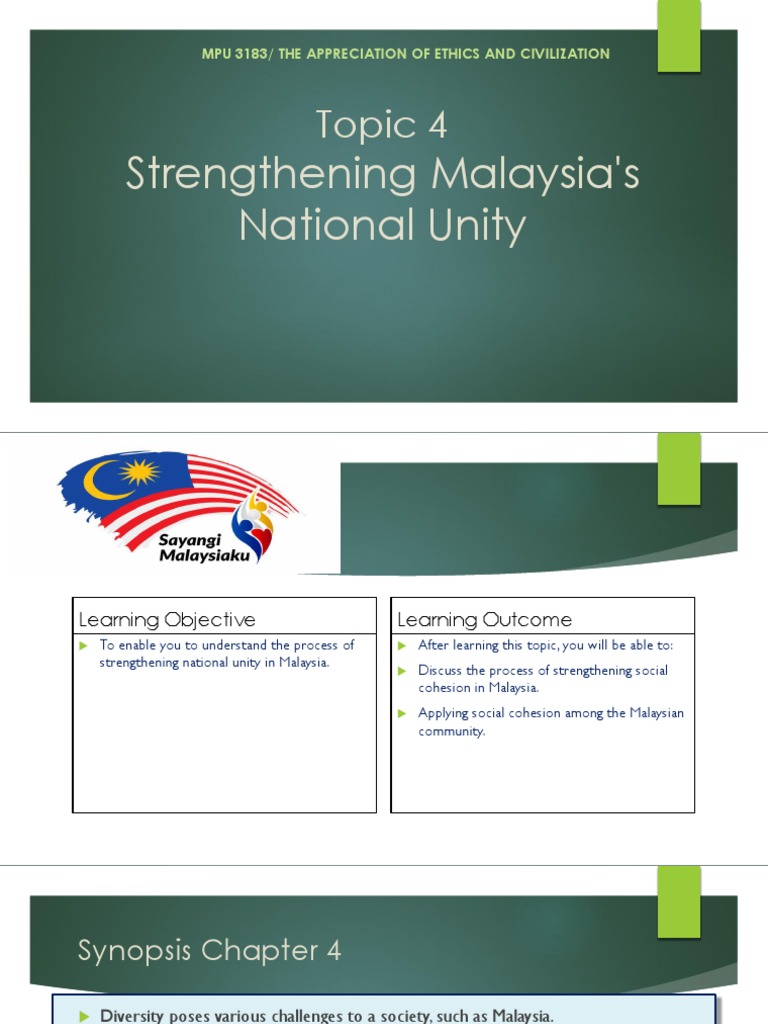 Strengthening National Unity in Malaysia | PDF | Malaysia | Nationalism