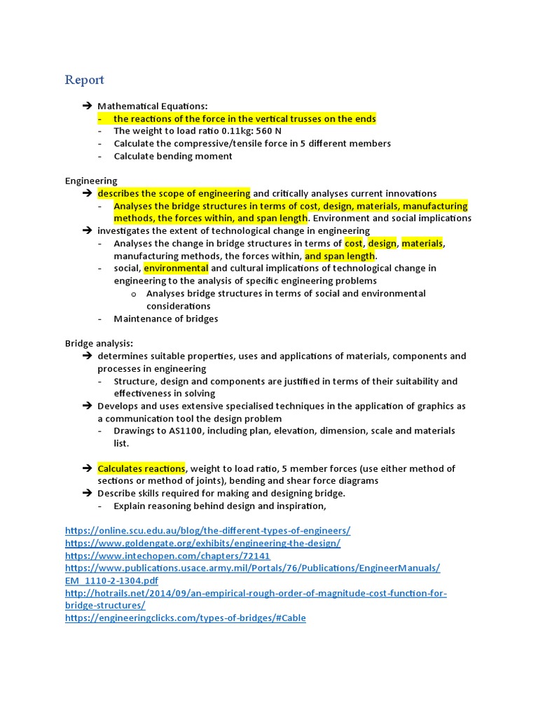 Engineering Report | PDF