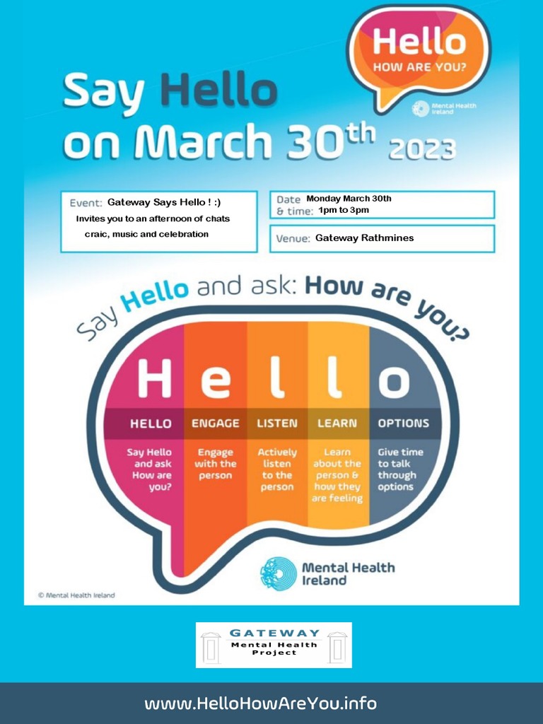 Gateway Says Hello March 23 | PDF