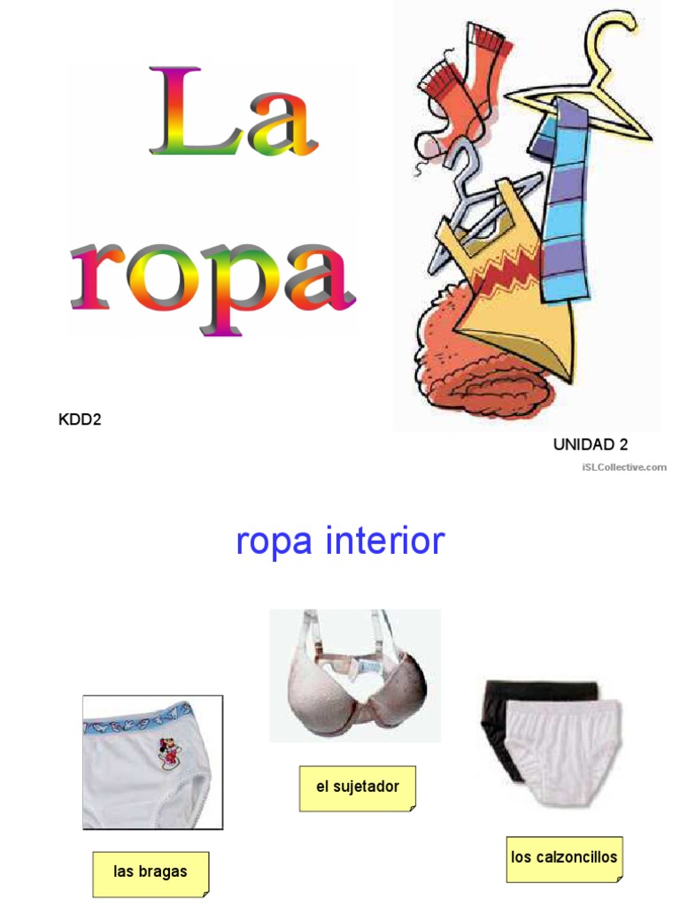 La Ropa | PDF | Ropa | Calzado
