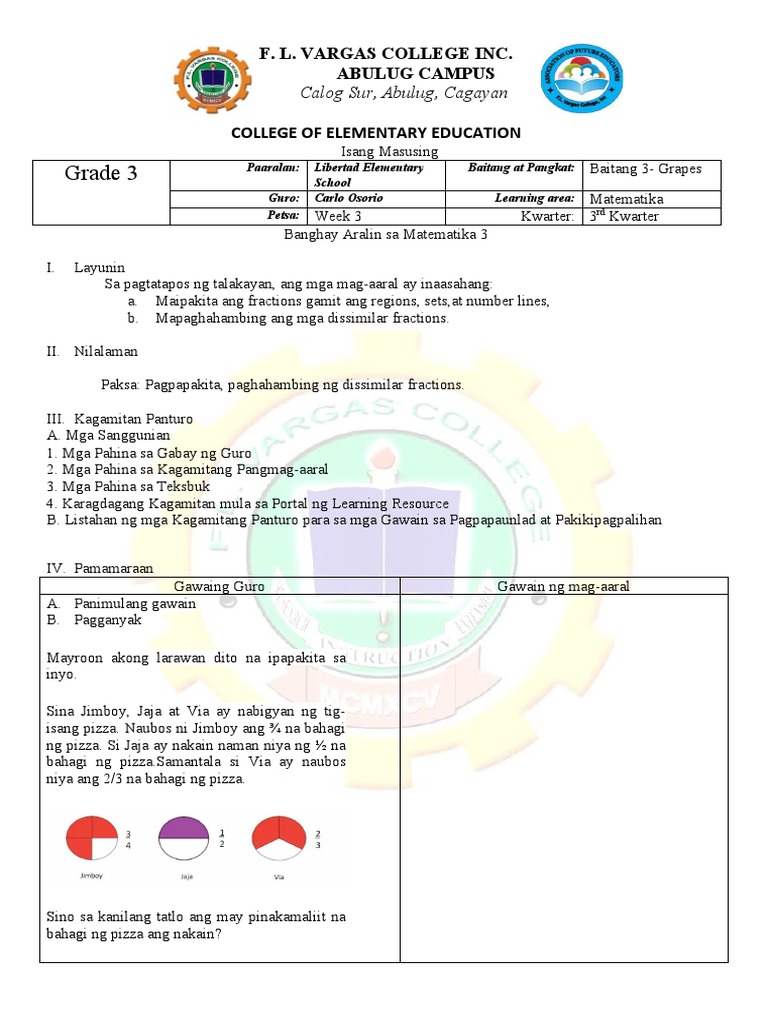 Grade 3 Grapes Matematika | PDF