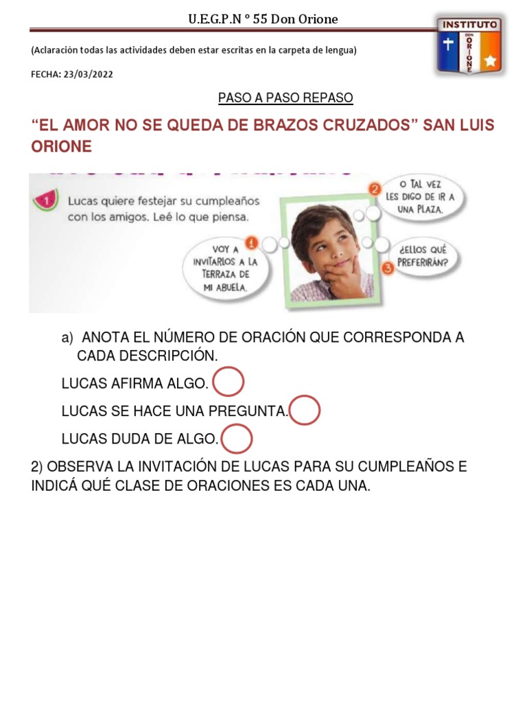 Repaso de Lengua PDF | PDF