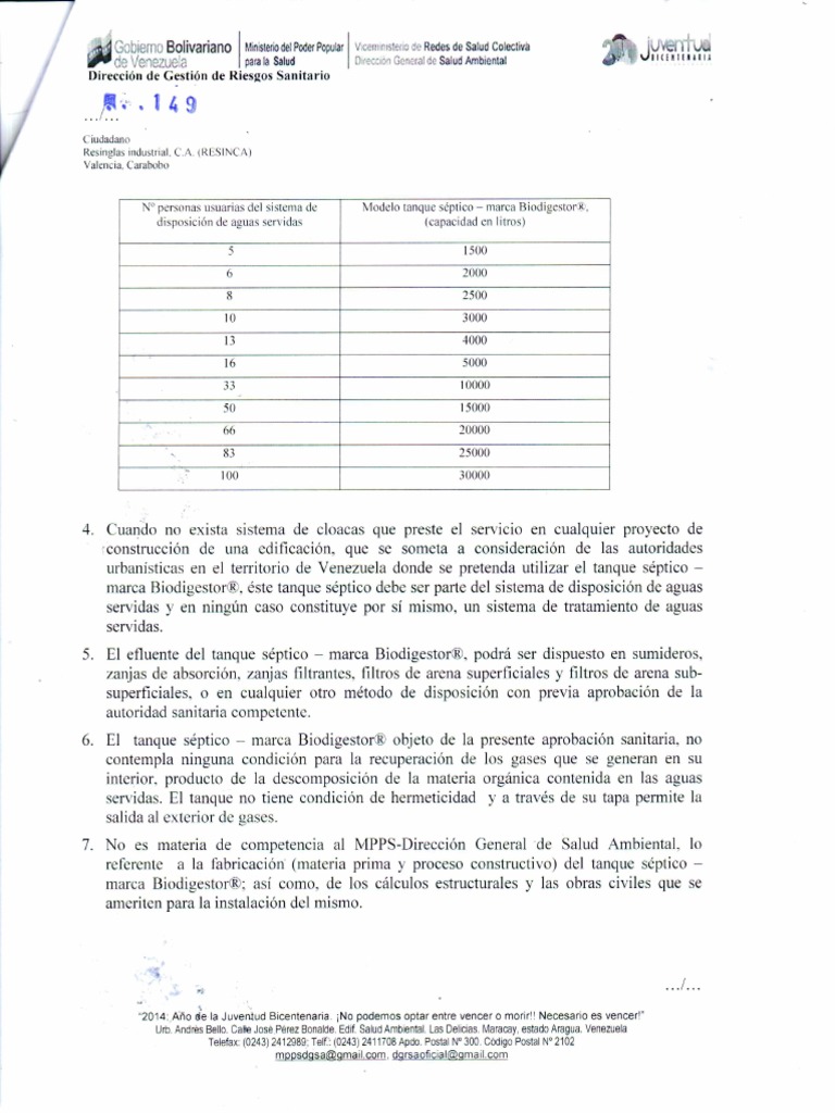 PERMISO APROBATORIO bIODIGESTORES 2 DE 3 PDF | PDF