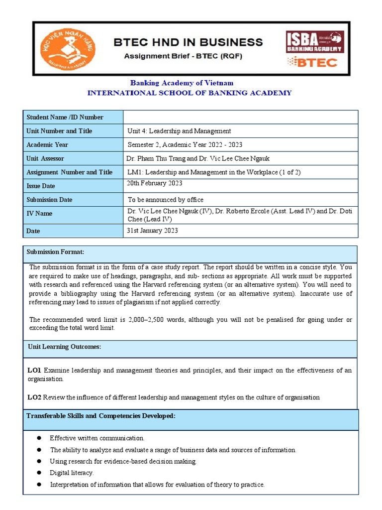 ASSIGNMENT ONE - LM.A1 - 2022-2023.V.4.0 - 1 at 20feb2023 | PDF
