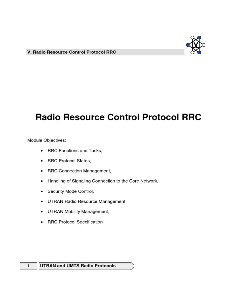 Register 5 - Radio Resource Control Protocol RRC | Download Free PDF ...