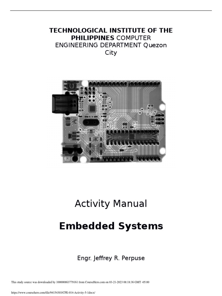CPE 014 Activity 5 1 PDF | PDF | Arduino | Actuator