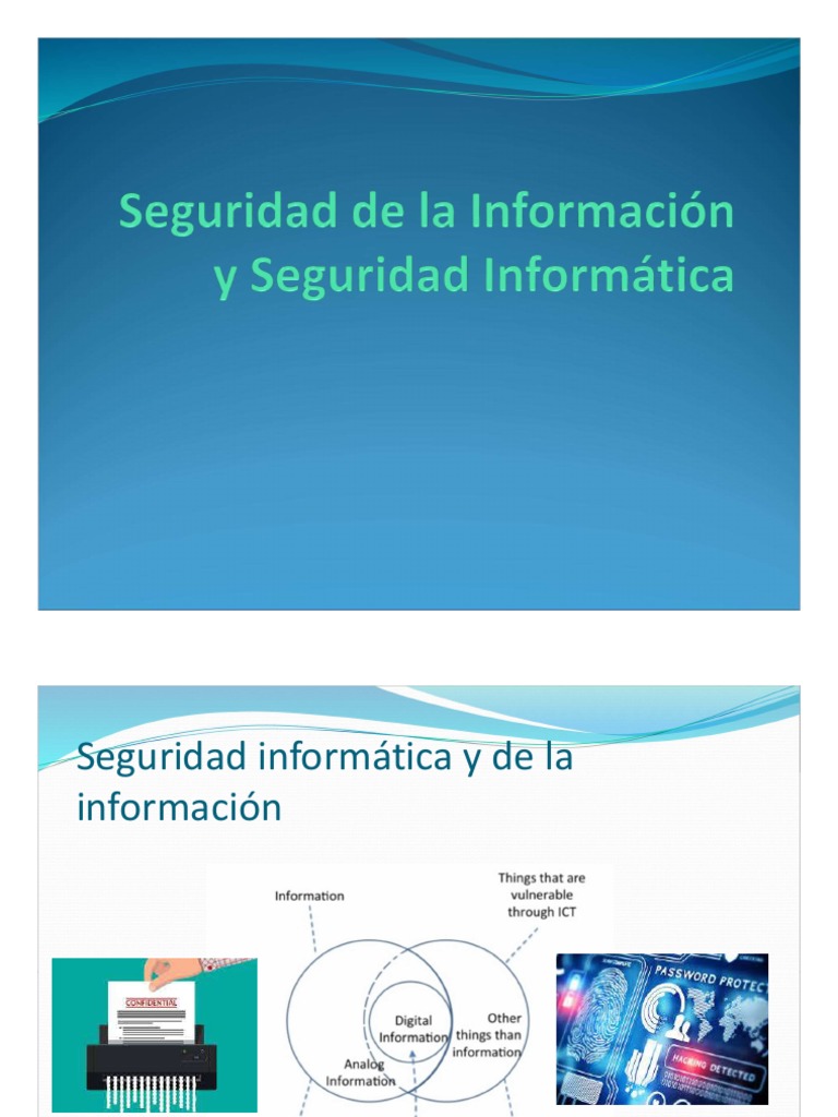 S9 ClaseResumenSeguridad | PDF | Seguridad | La seguridad informática