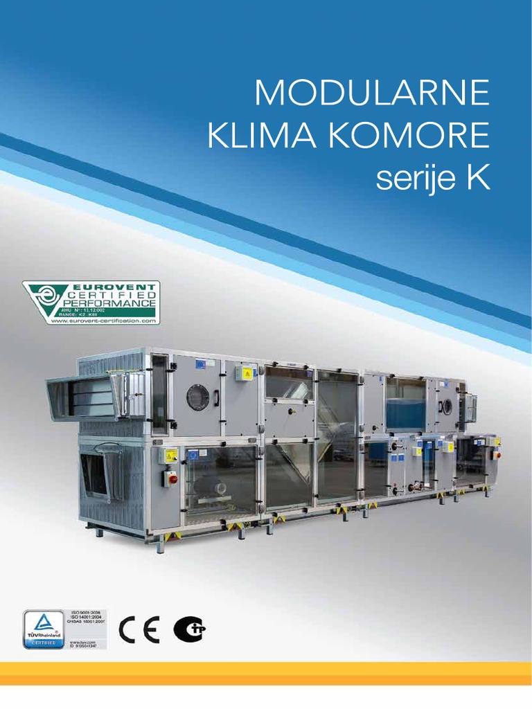 Modularne Klima Komore EUROVENT (Srpski) | PDF