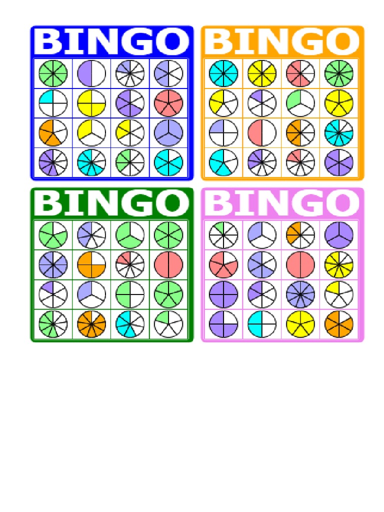 Bingo Das Frações | PDF