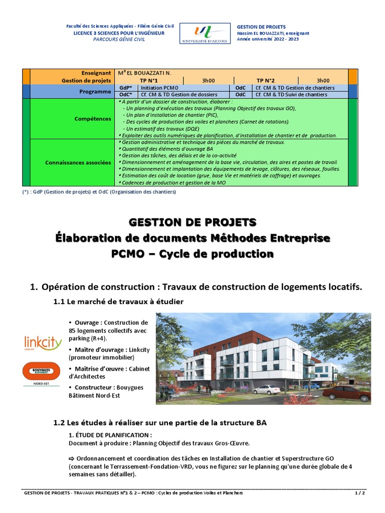 TP N°1 Et N°2 L3GC | PDF