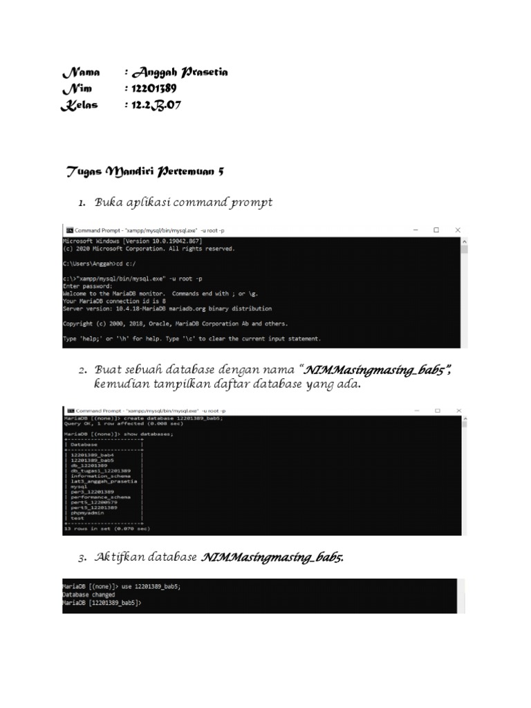 Panduan Praktis SQL: Manajemen Tabel Buku | PDF | Komputer