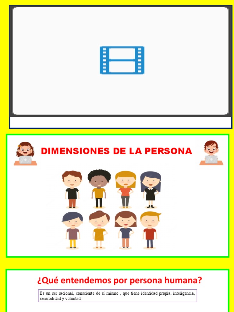 Dimensiones de La Persona - 5to Grado | PDF | Homo Sapiens | Conceptos ...