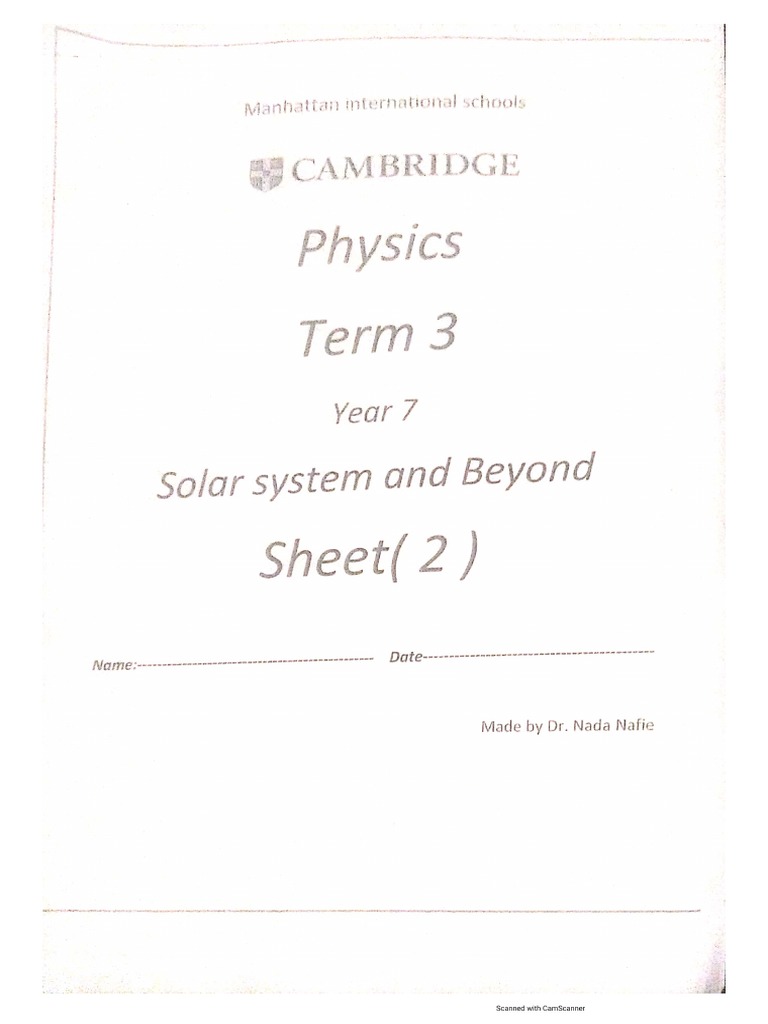 Model Answer - Sheet 2 | PDF
