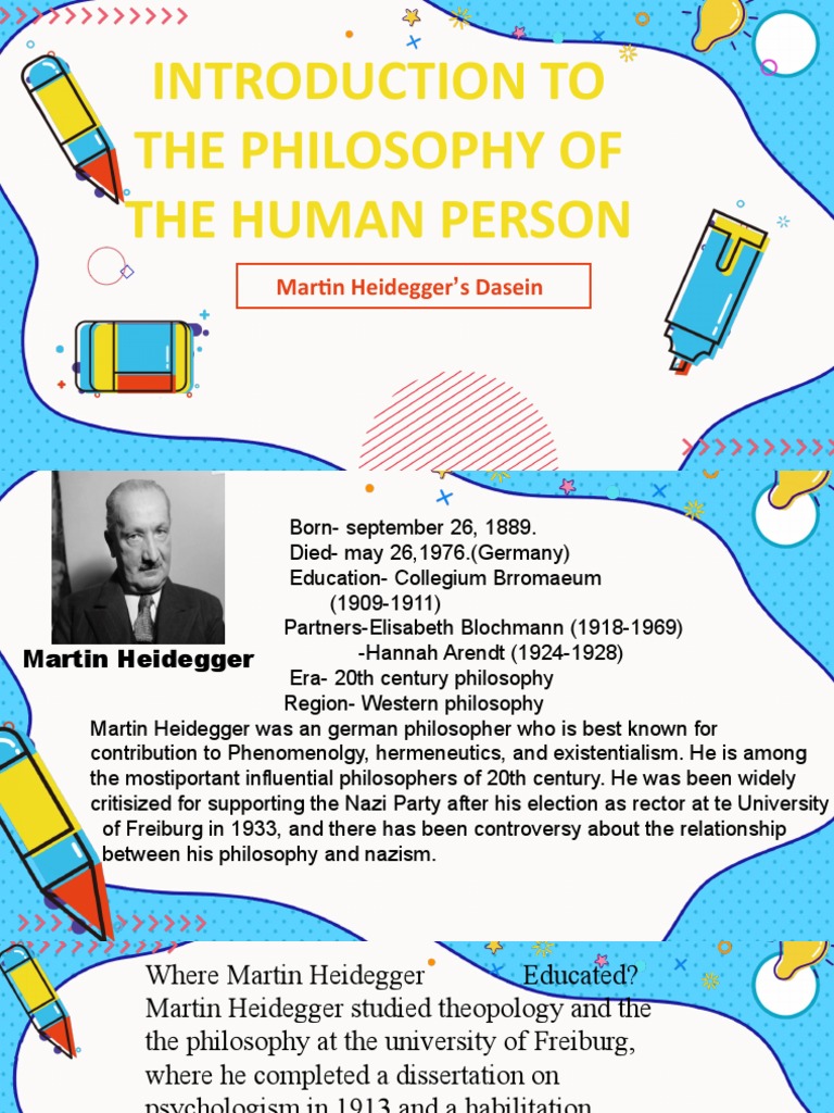 Heidegger's Concept of Dasein | PDF | Martin Heidegger | Contemporary ...
