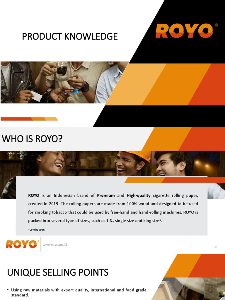 Product Knowledge ROYO 2023 For Customer | PDF | Paper | Wood Products