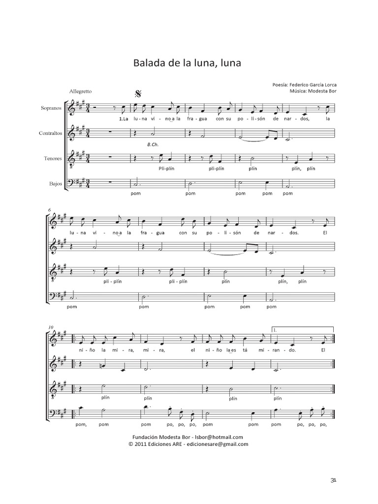 Balada de La Luna Luna | PDF