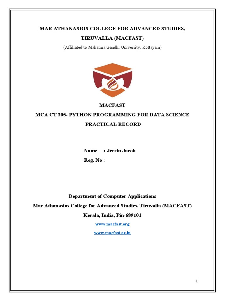 Python Record Final | PDF | Receiver Operating Characteristic | Computing