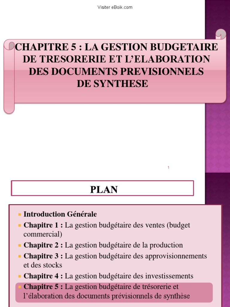 Chapitre 5 Gestion de Tresorerie | PDF | Taxe sur la valeur ajoutée | Impôts
