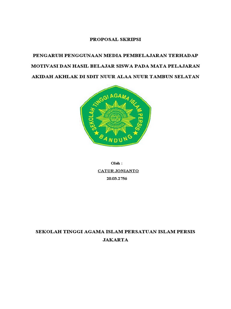 Pengaruh Penggunaan Media Pembelajaran Terhadap Motivasi Dan Hasil Belajar Siswa Pada Mata ...