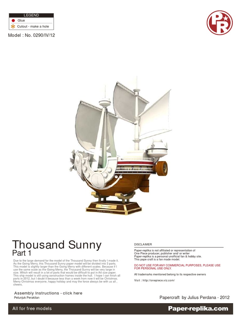 Thousand Sunny Part 1 PDF | PDF