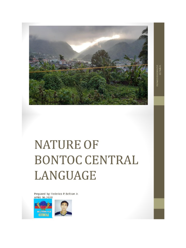 Bontoc Central Language: Introduction | PDF