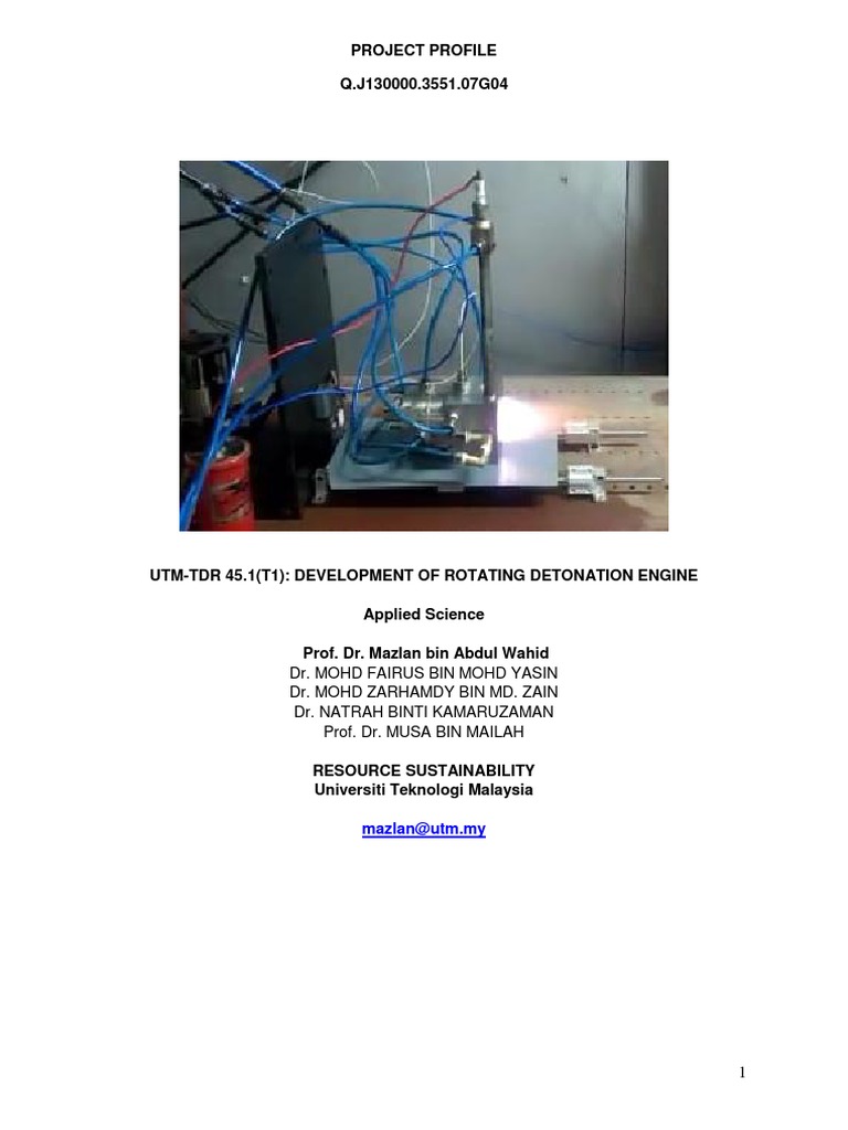 Final Reports TDR | PDF | Combustion | Engines