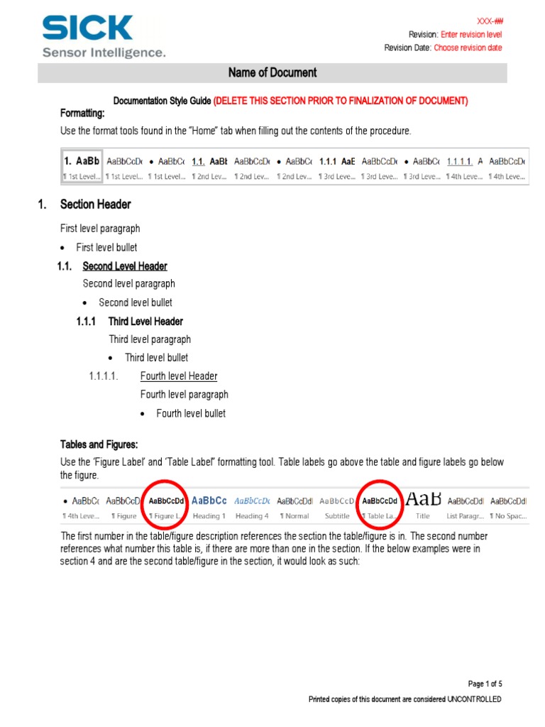 SOP Document Formatting Guide | PDF | Document | Scope (Computer Science)