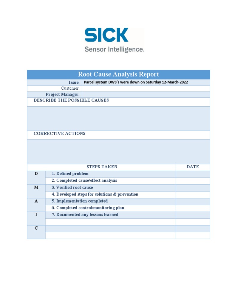 Parcel System Downtime Analysis | PDF