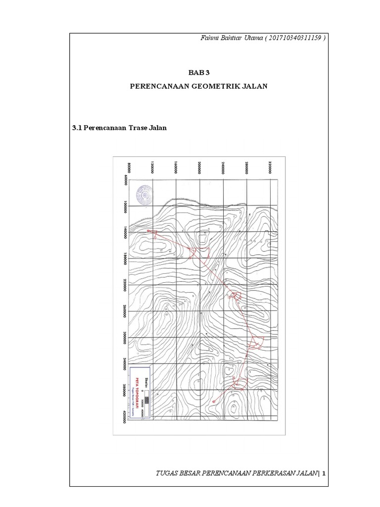 Bab Iii Perencanaan Geometrik Jalan | PDF