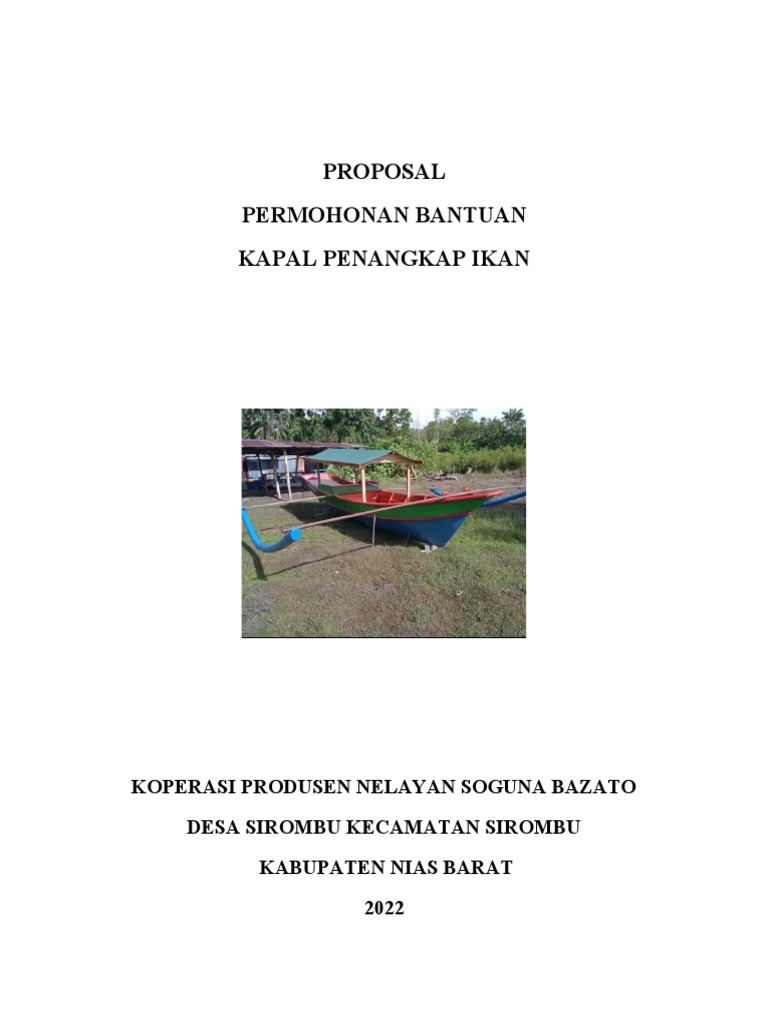 Proposal Kapal | PDF