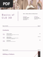 Clo3D Manual | PDF | Sewing | 3 D Computer Graphics