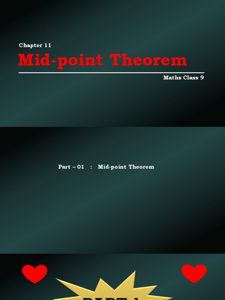 11 Mid Point Theorem (CLASS SHEET) | PDF | Rectangle | Euclidean Plane ...